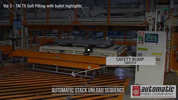 Automatic Stack Load / Unload Sequences - Automatic Feed Company